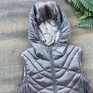 Bernardo | Jackets & Coats | B By Bernardo Silver Vest | Poshmark